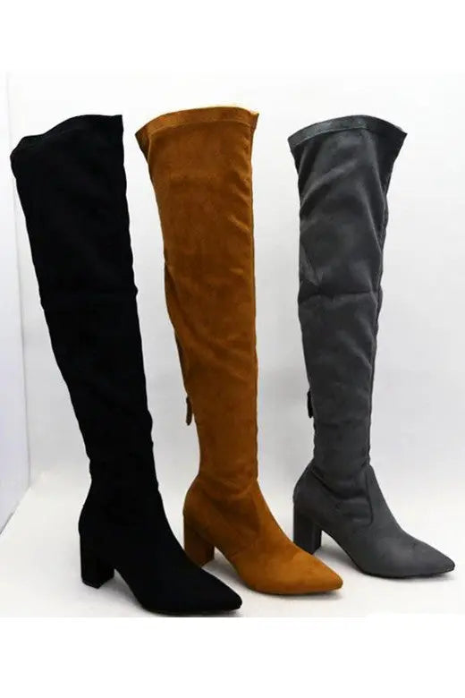 Stylish THE EMILY THIGH HIGH BOOT-BLACK for Your Wardrobe – UNCOMMON REIGN